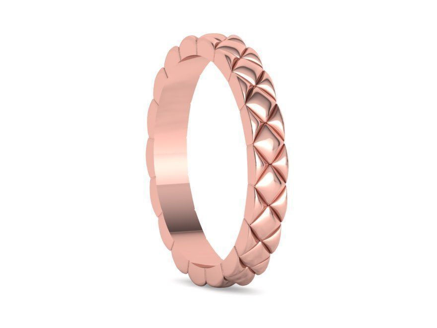 Wedding Band Geometrical Ring Own Design Stackable Band 3D model 3D ...