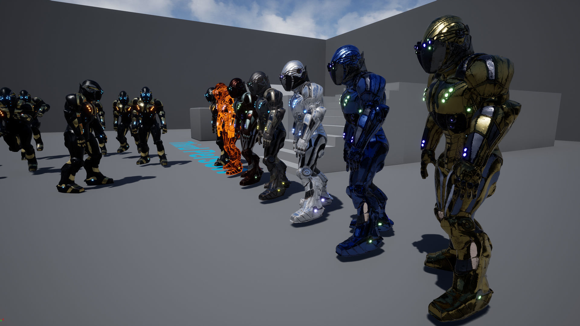 3D model Sci- fi Robot Character Model VR / AR / low-poly | CGTrader