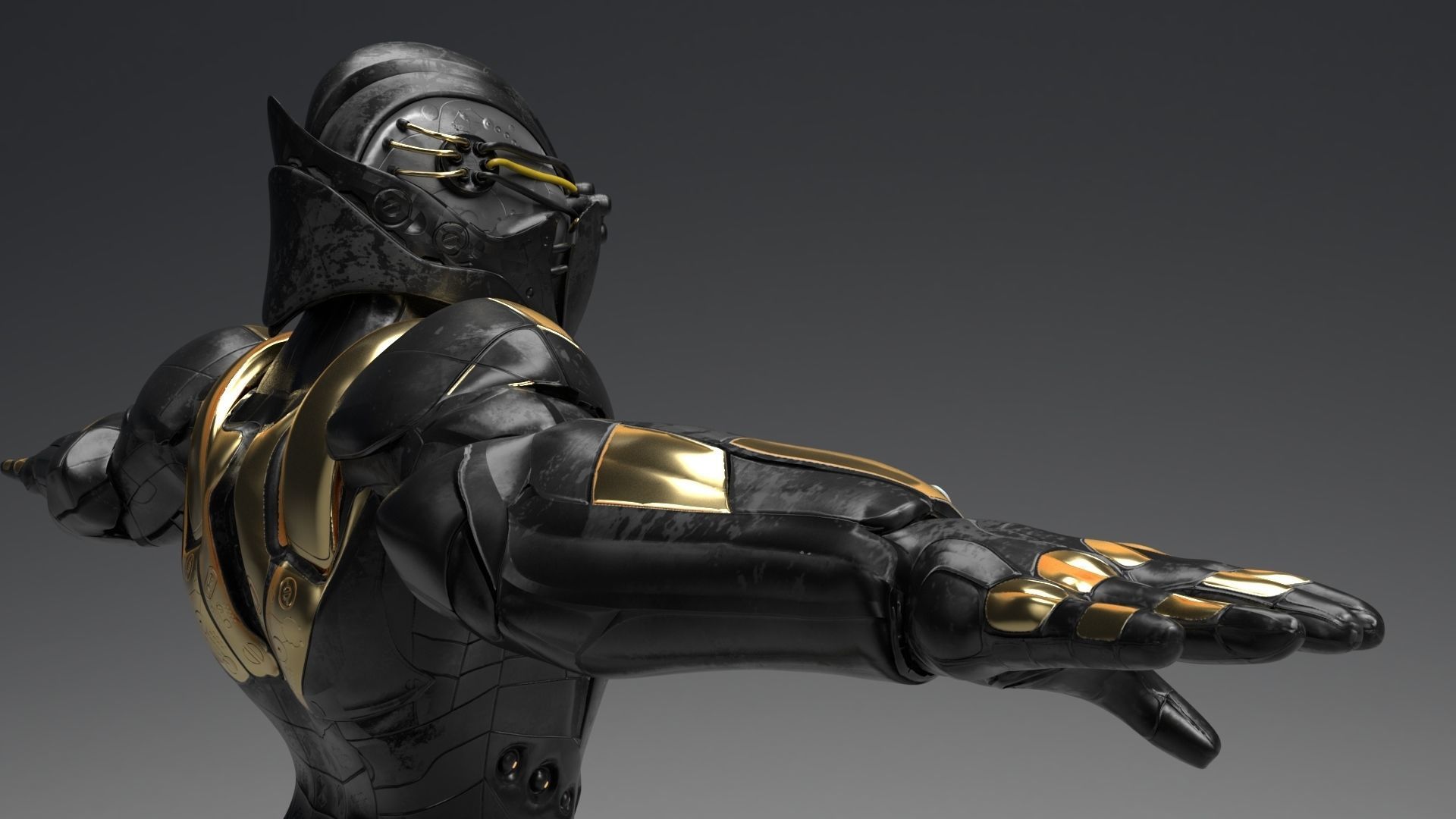 3D model Sci- fi Robot Character Model VR / AR / low-poly | CGTrader