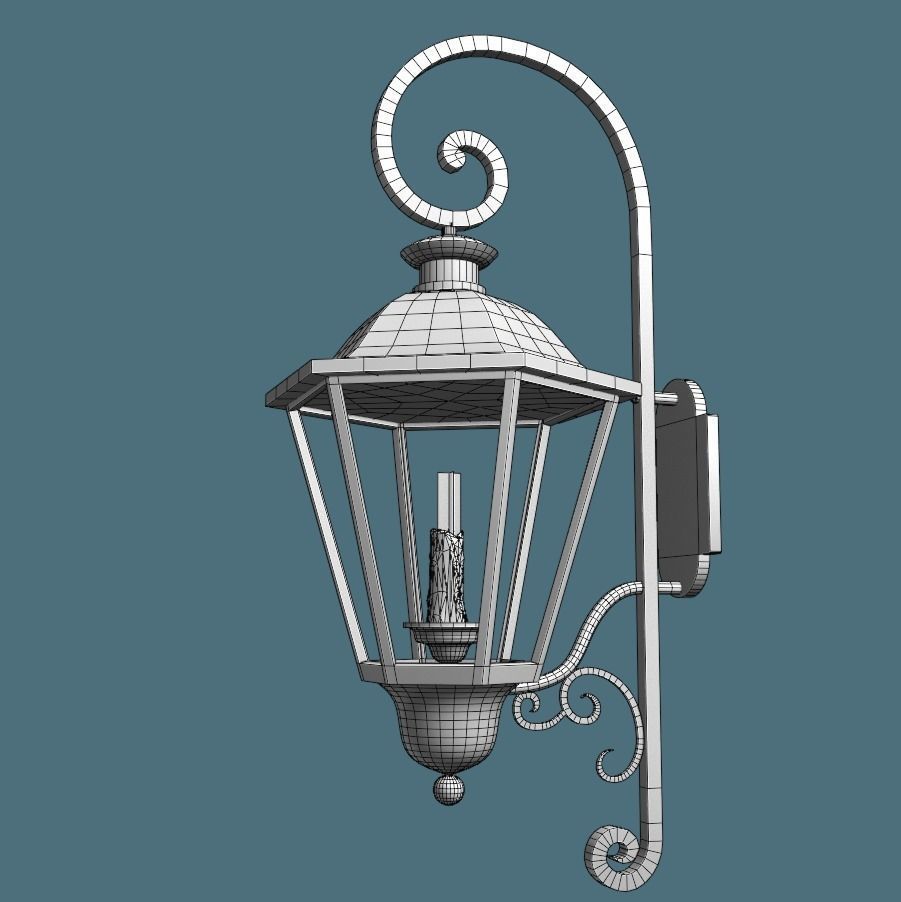 3D model Old Antique Lamp VR / AR / low-poly | CGTrader