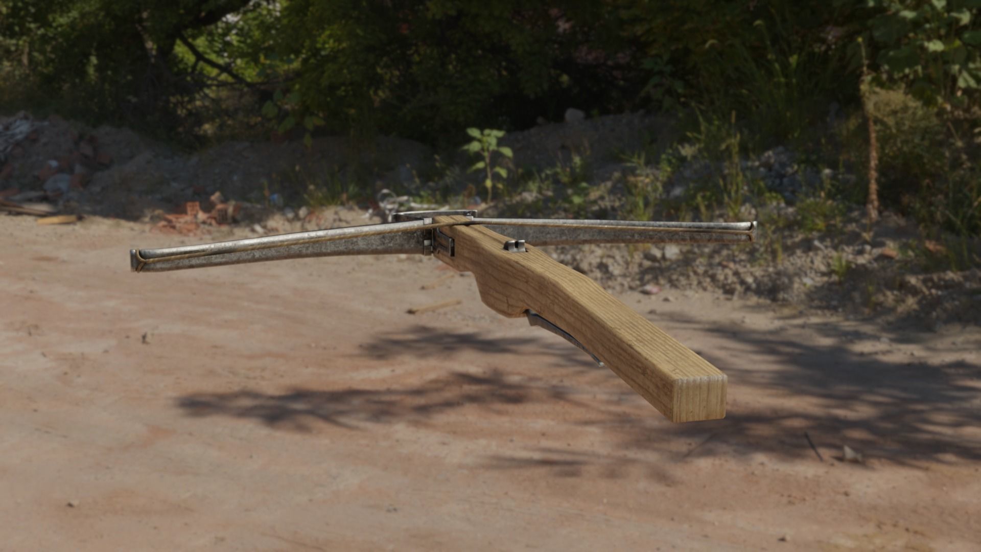 3D model Medieval Crossbow 4k PBR Low poly VR / AR / low-poly | CGTrader