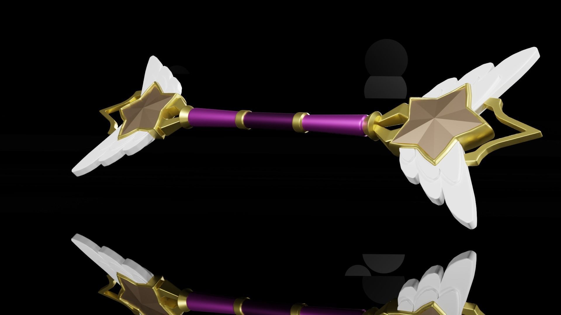 Star Guardian Lux Wand - League of Legends Cosplay 3D model 3D ...