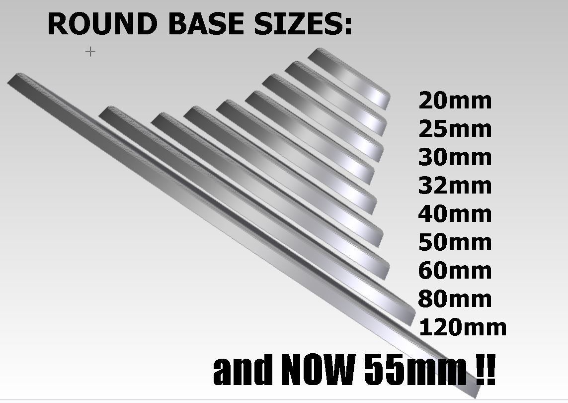 BLANK BASES 20-120mm 3D model 3D printable | CGTrader