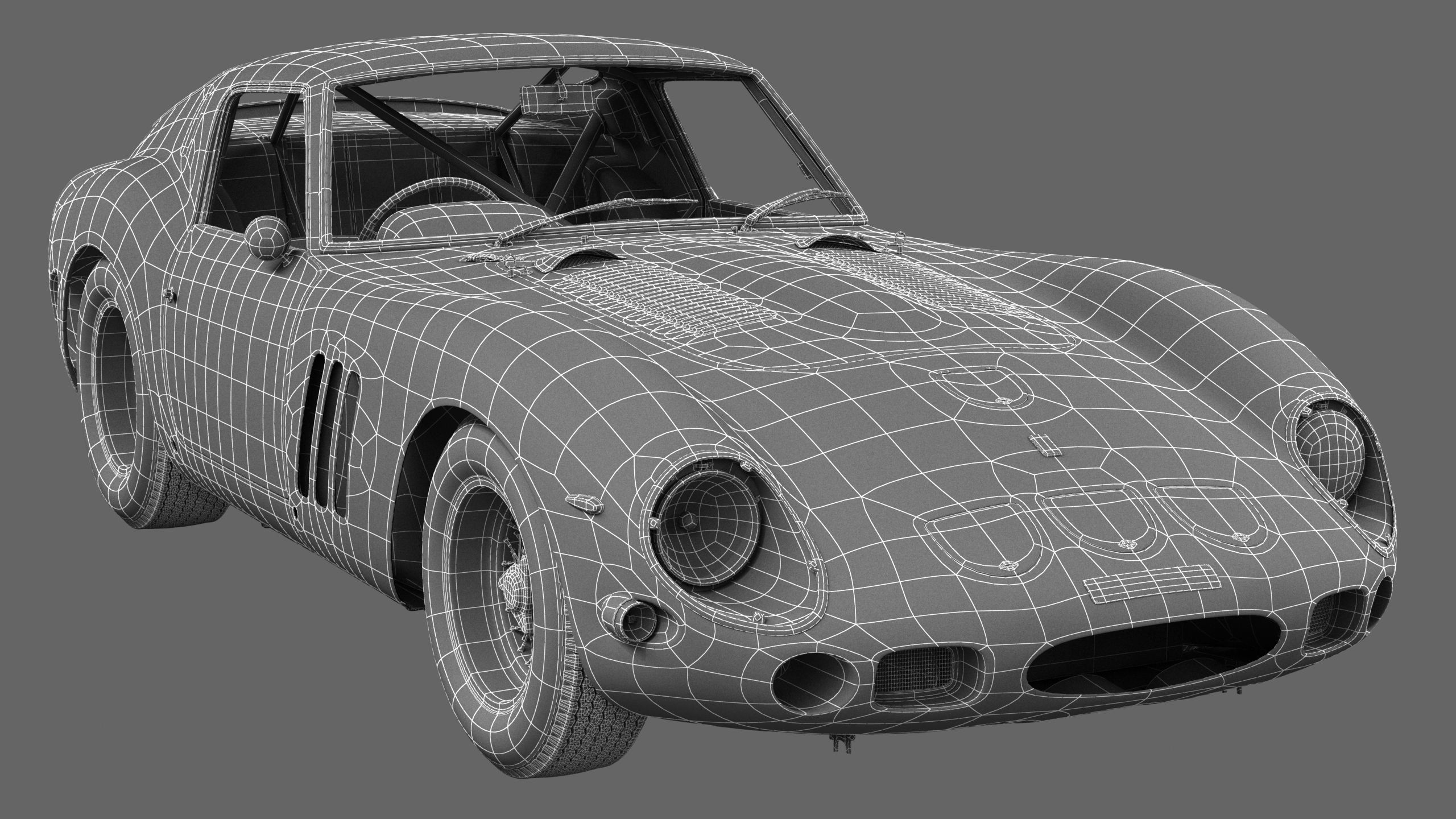 Ferrari 250 GTO - 3729GT - Complete 3D model | CGTrader