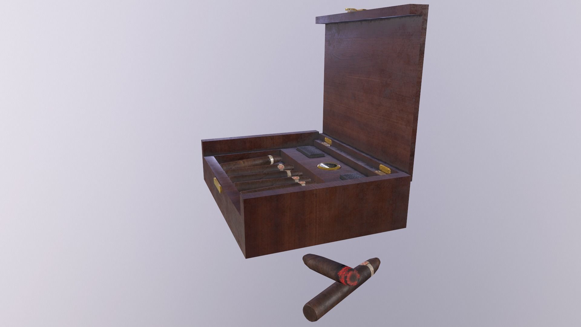 3D model Cigar Humidor VR / AR / low-poly | CGTrader