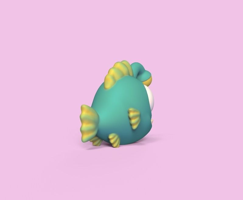 Black Devil Fish 3D model 3D printable | CGTrader