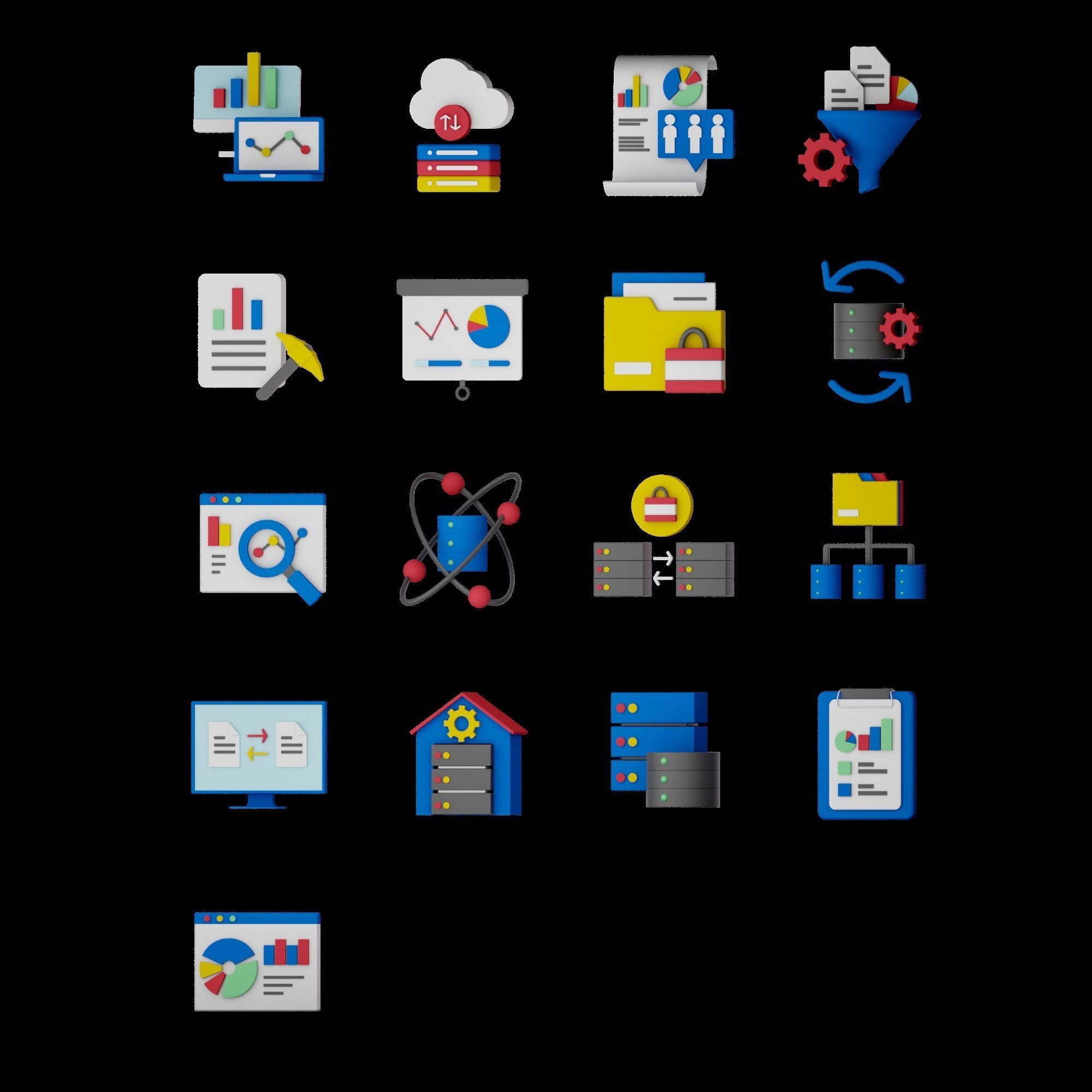 Symbol icons 3D model | CGTrader