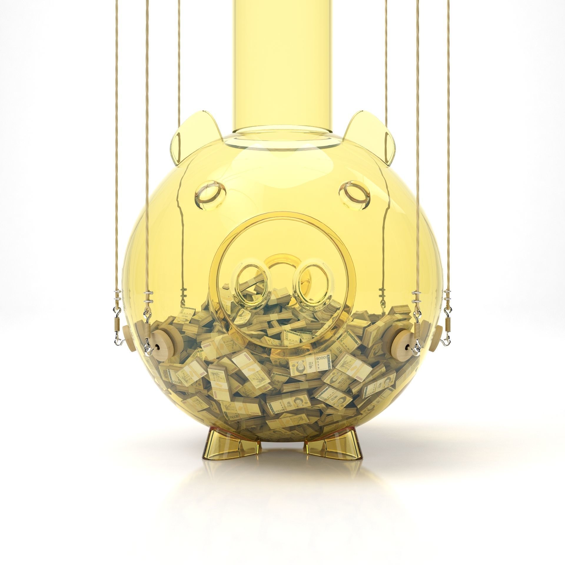 Squid Game Piggy Bank 3D model | CGTrader