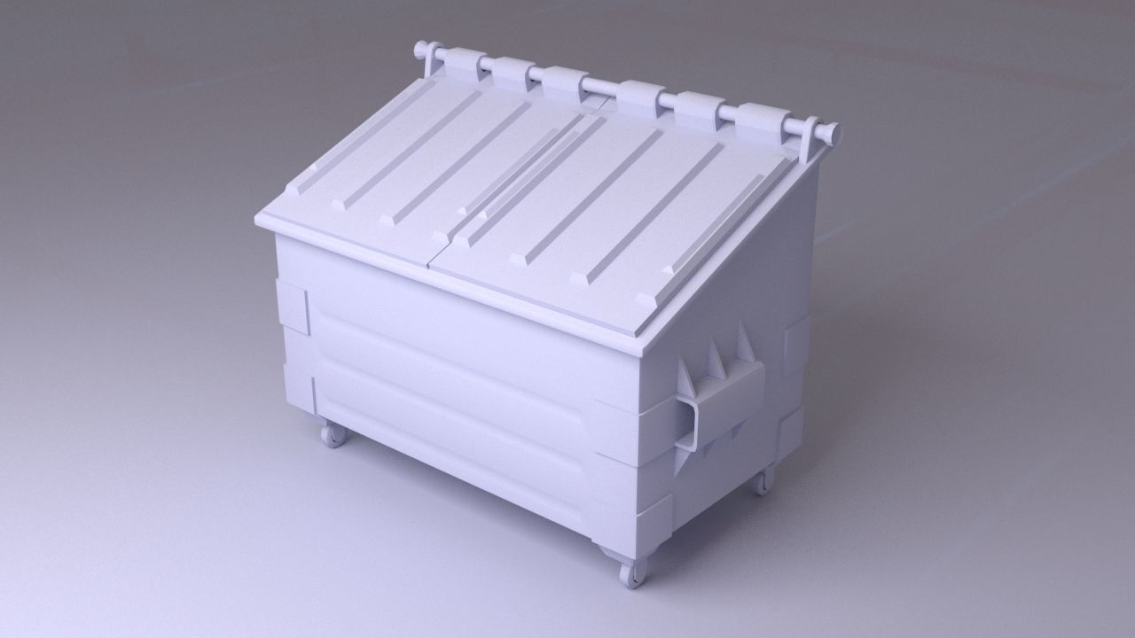 Dumpsters free 3D model | CGTrader