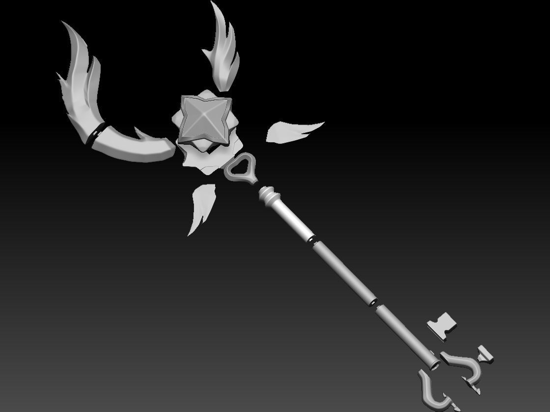 Star Guardian Soraka Wand - League of Legends Cosplay 3D model 3D ...