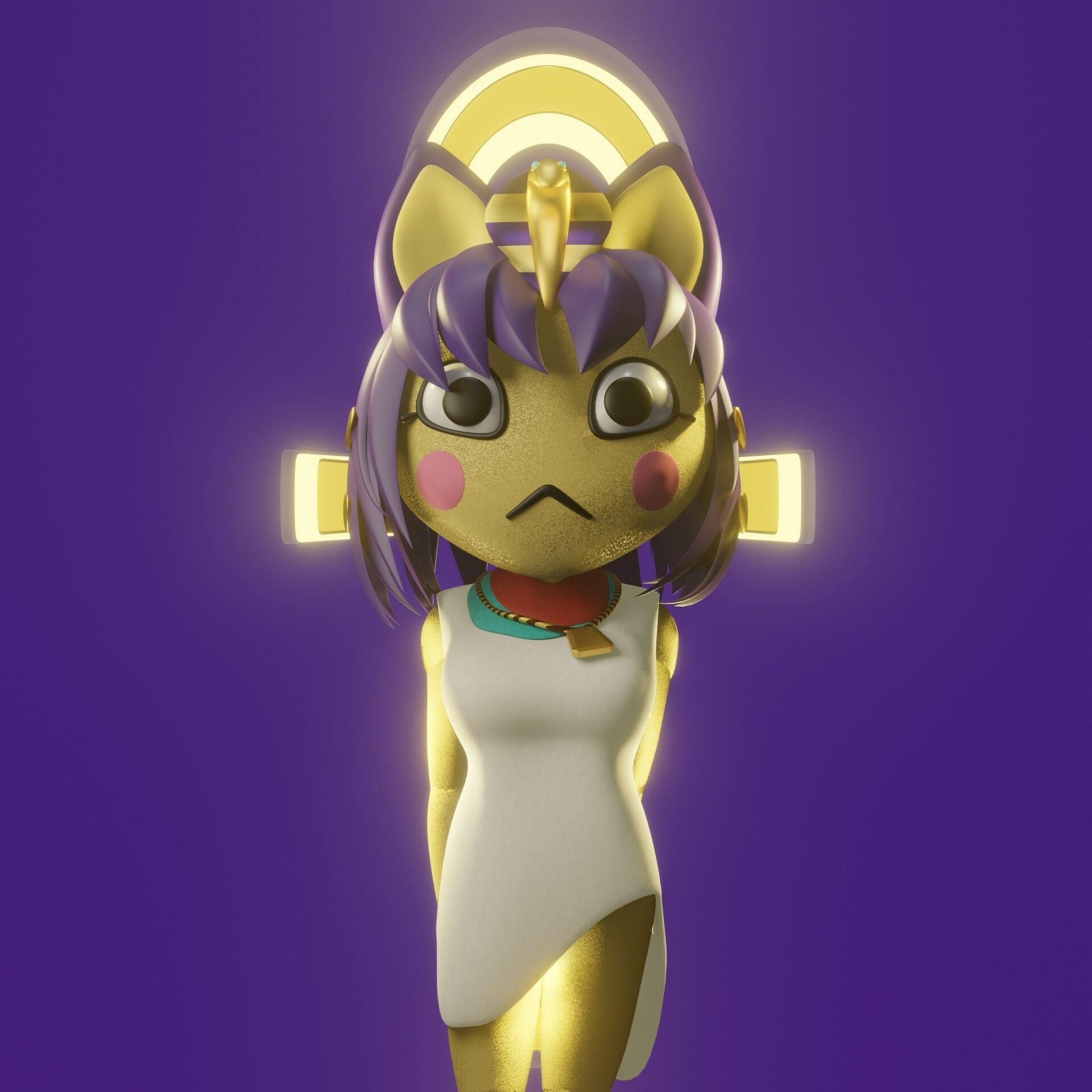 Ankha Animal Crossing cosplay 3D model 3D printable | CGTrader
