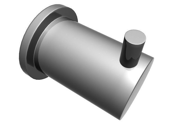 Single Robe Hook 3D model | CGTrader