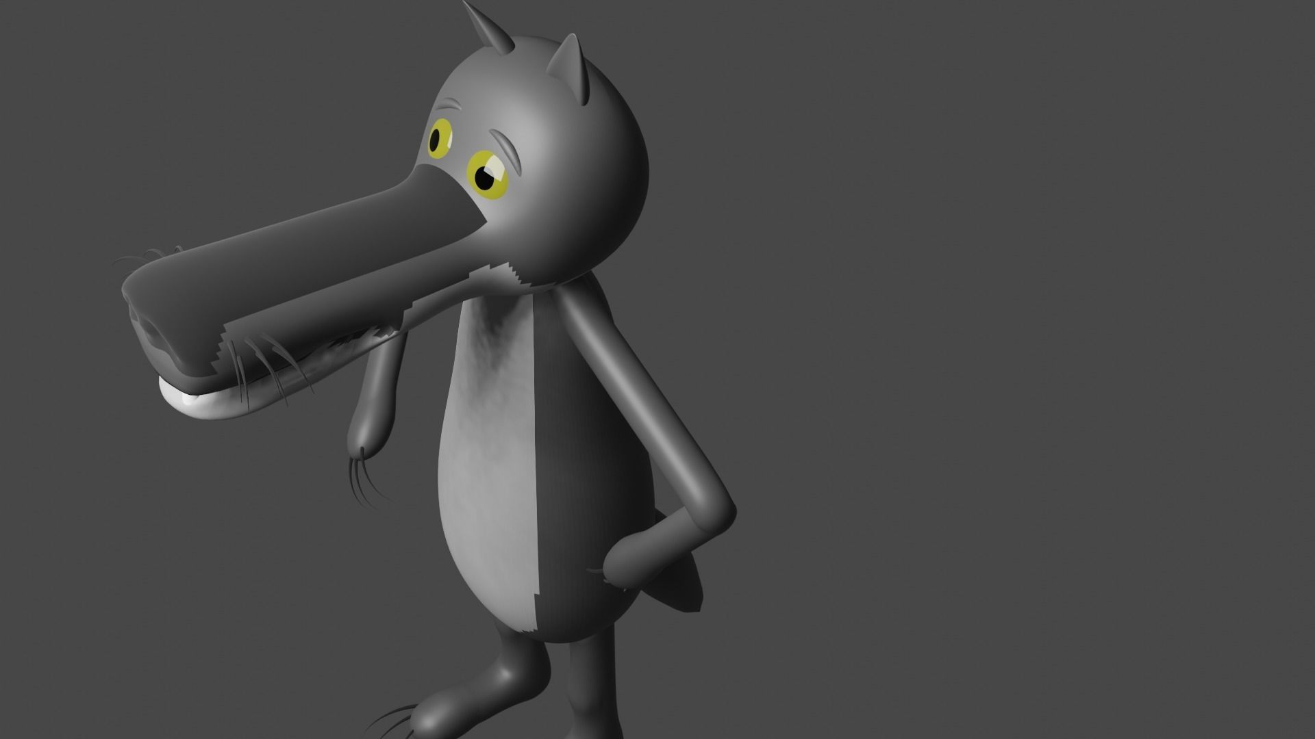 wolf wolf free 3D model | CGTrader