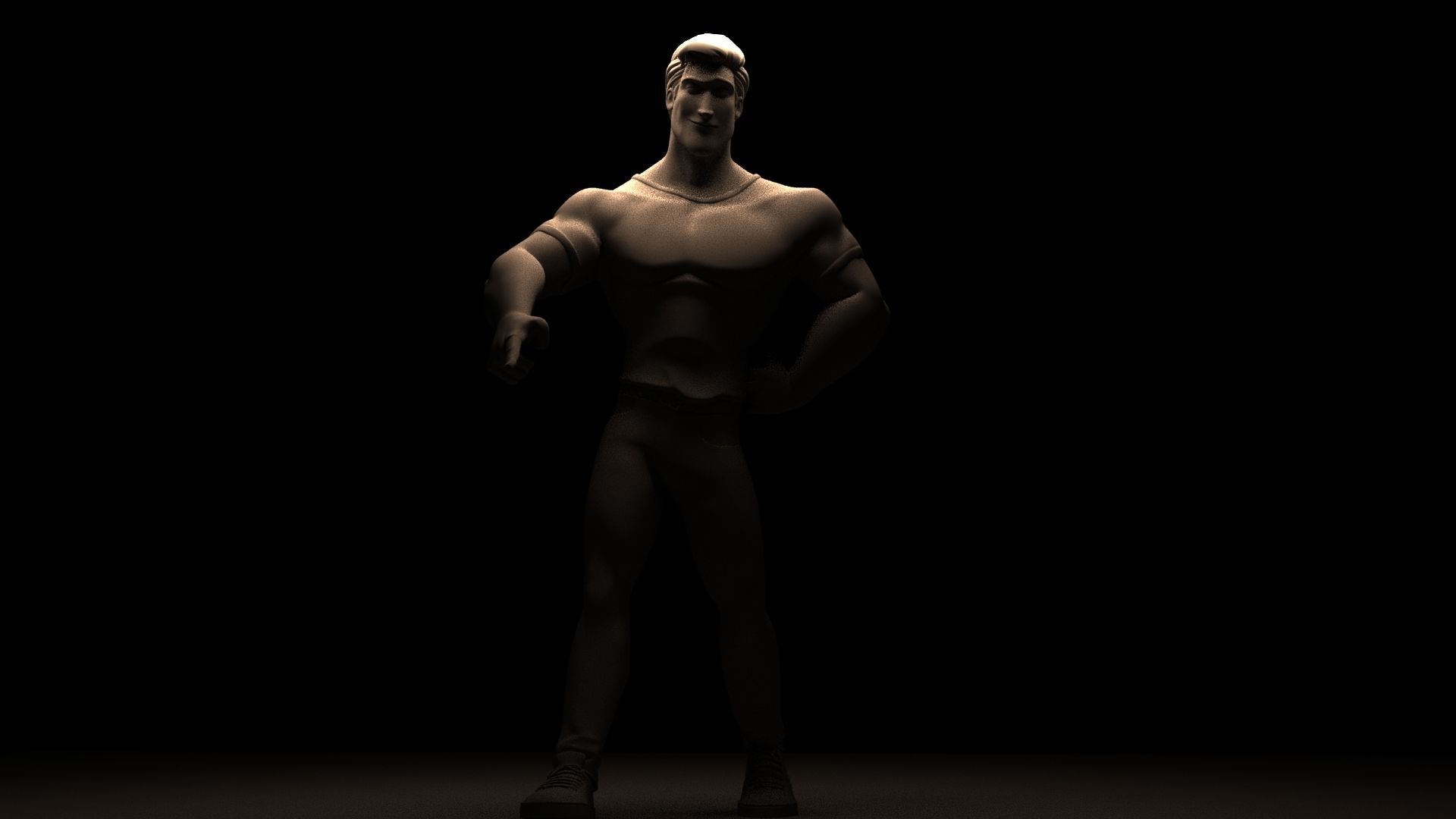 Base Mesh Male Rigged free 3D model animated rigged | CGTrader