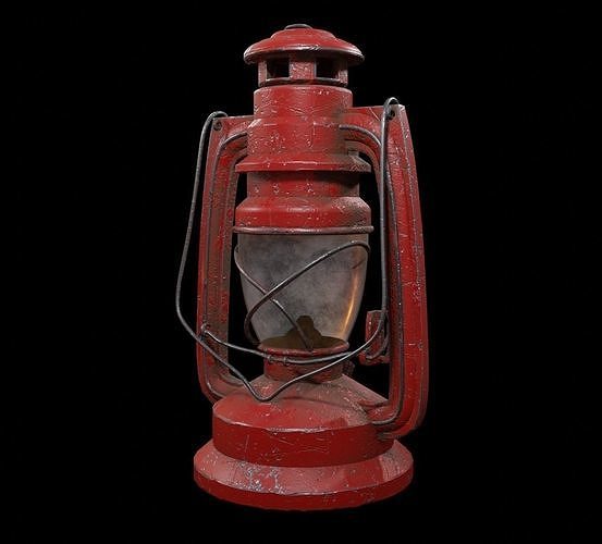 3D model old lamp VR / AR / low-poly | CGTrader