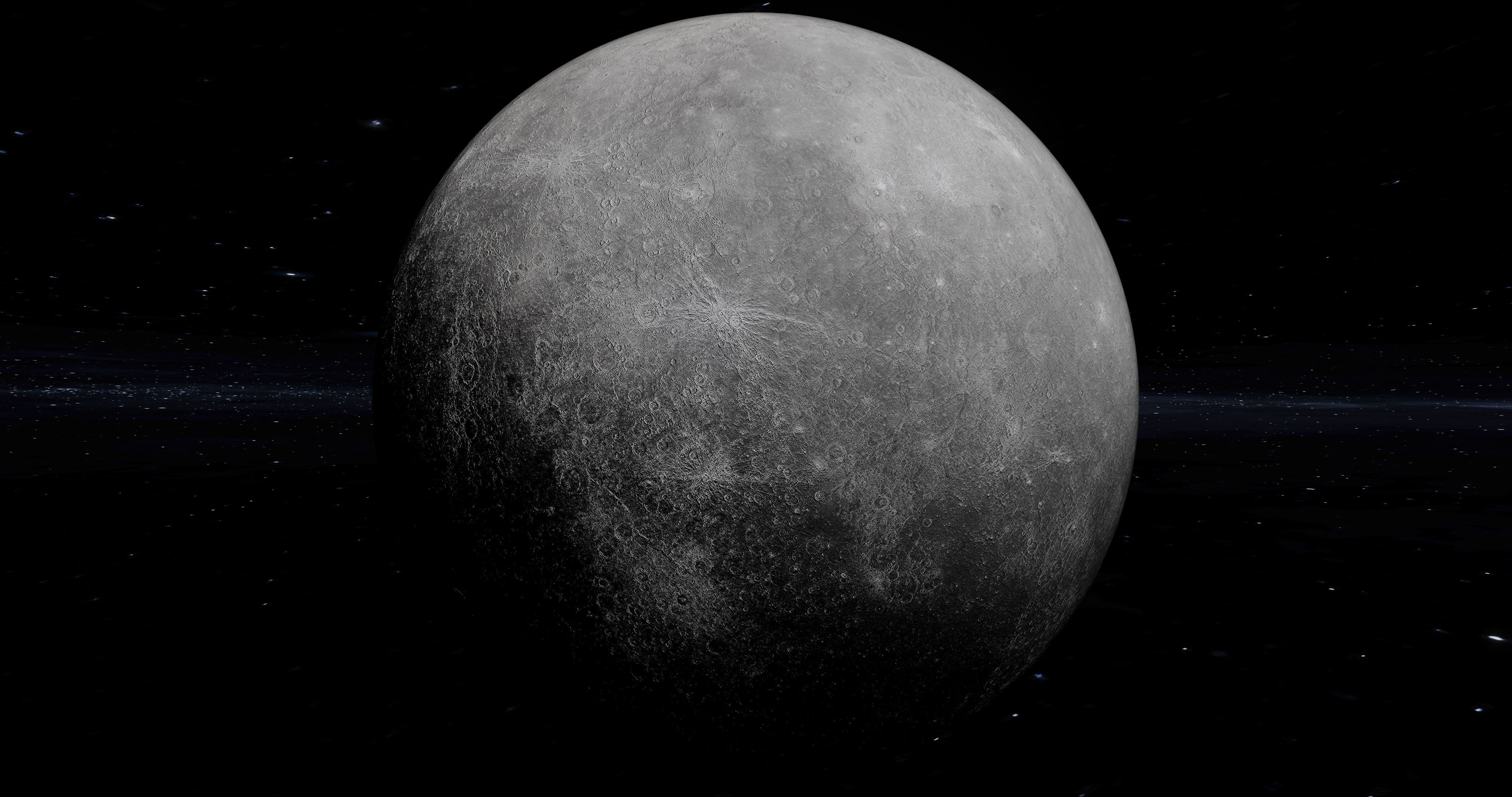 Animated Mercury planet 3D model animated | CGTrader