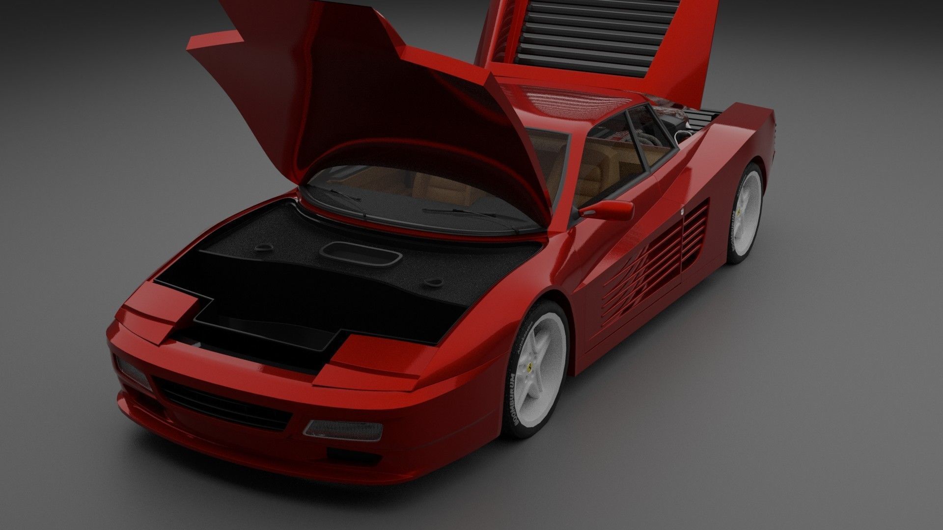 Ferrari 512 3D model | CGTrader