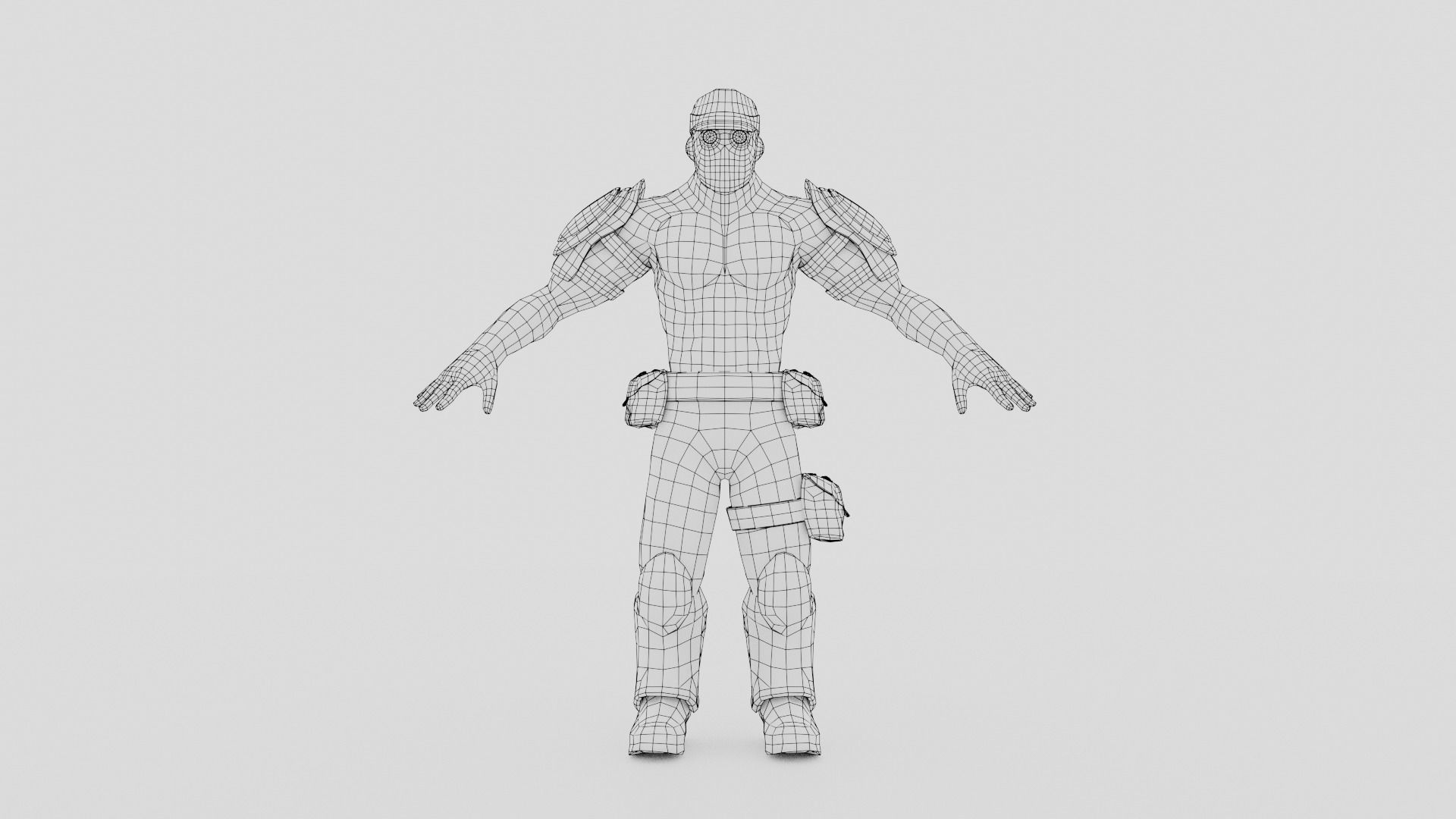 3D model Bio-enhanced soldier VR / AR / low-poly | CGTrader