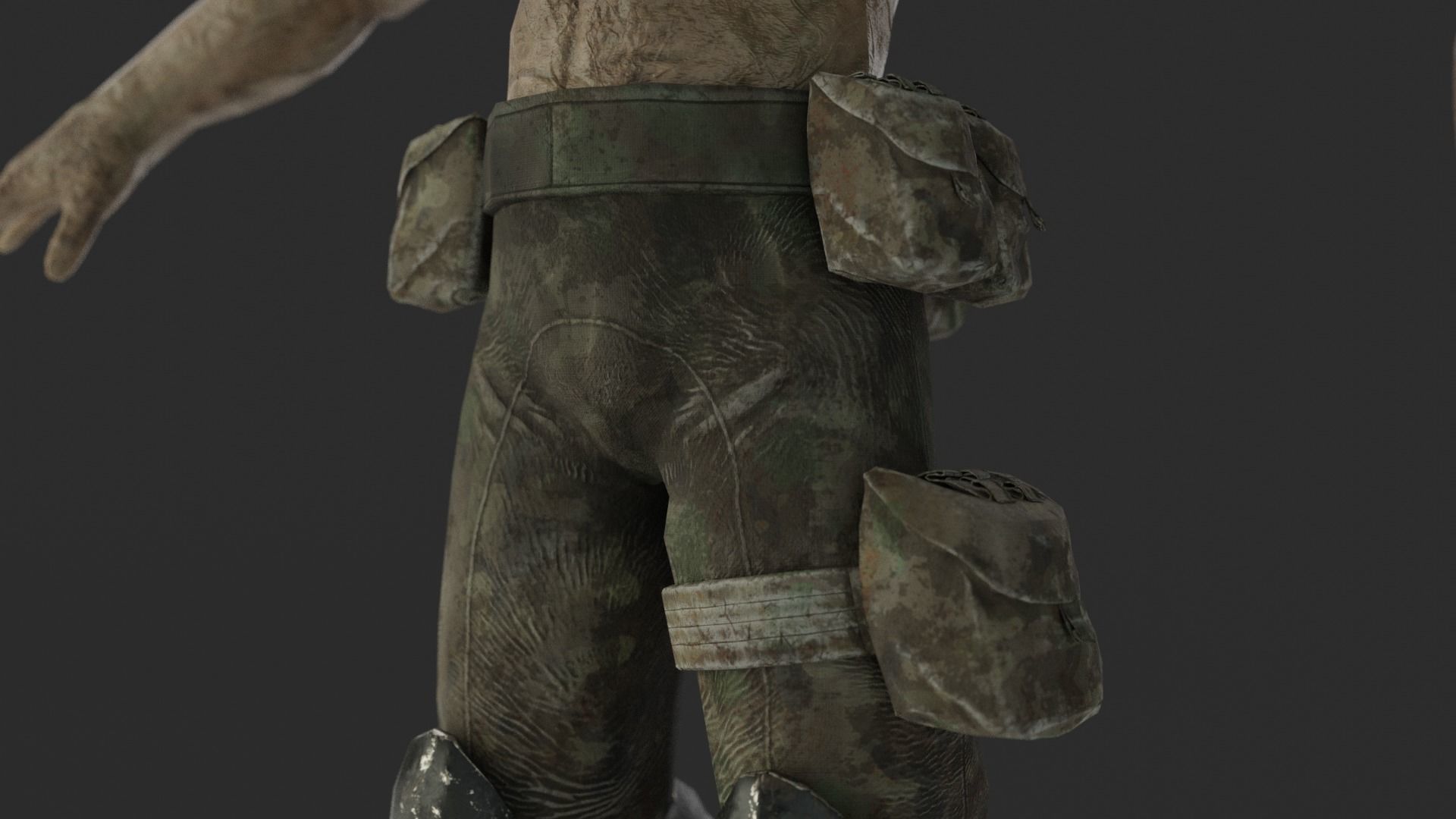 3D model Bio-enhanced soldier VR / AR / low-poly | CGTrader