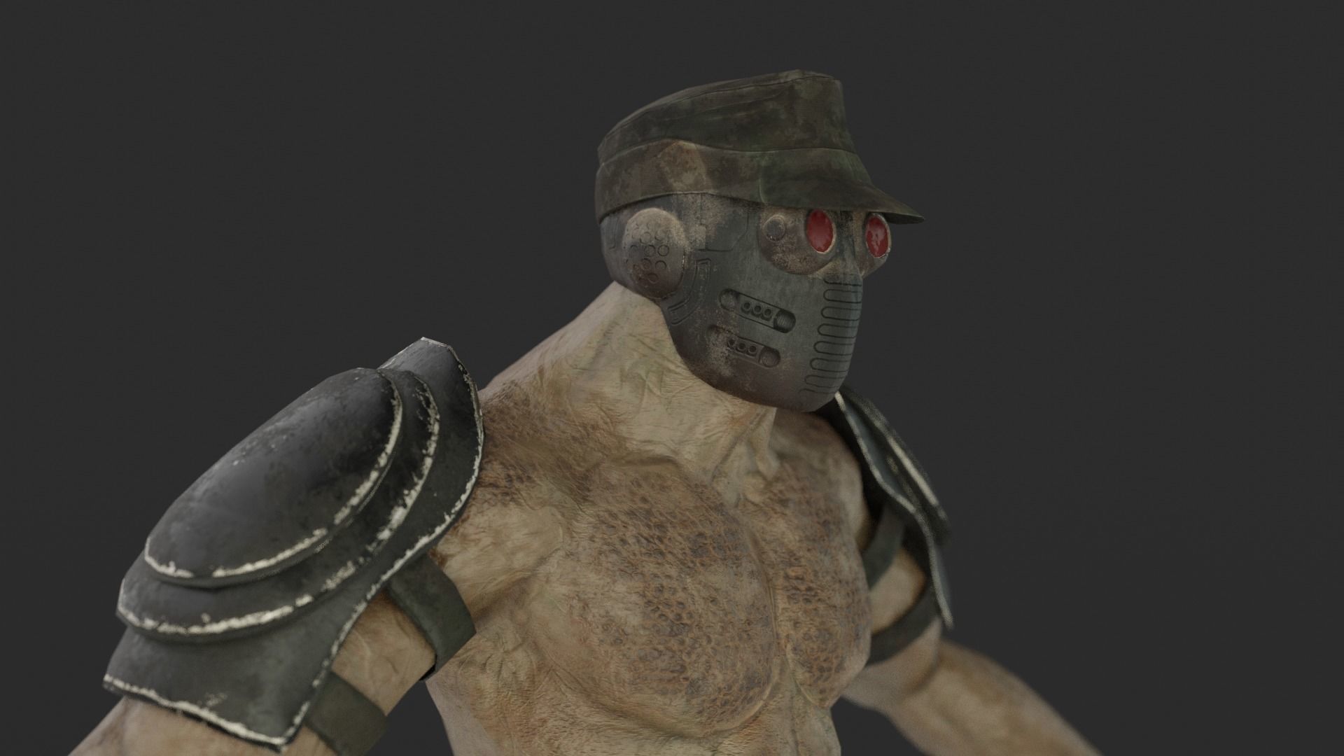 3D model Bio-enhanced soldier VR / AR / low-poly | CGTrader