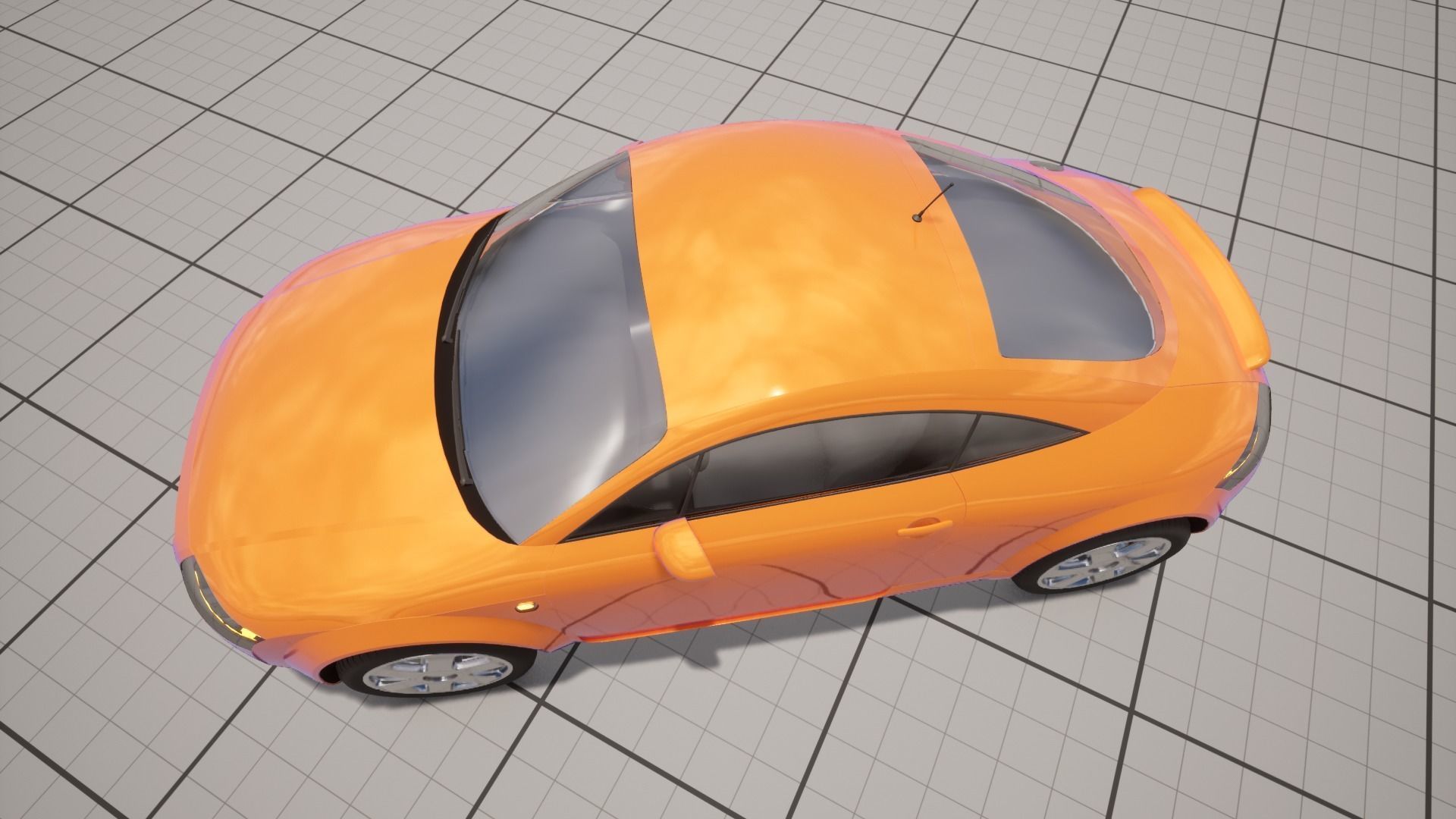AUDI TT Drivable Car Vehicle Transport for Unreal Engine 3D model ...