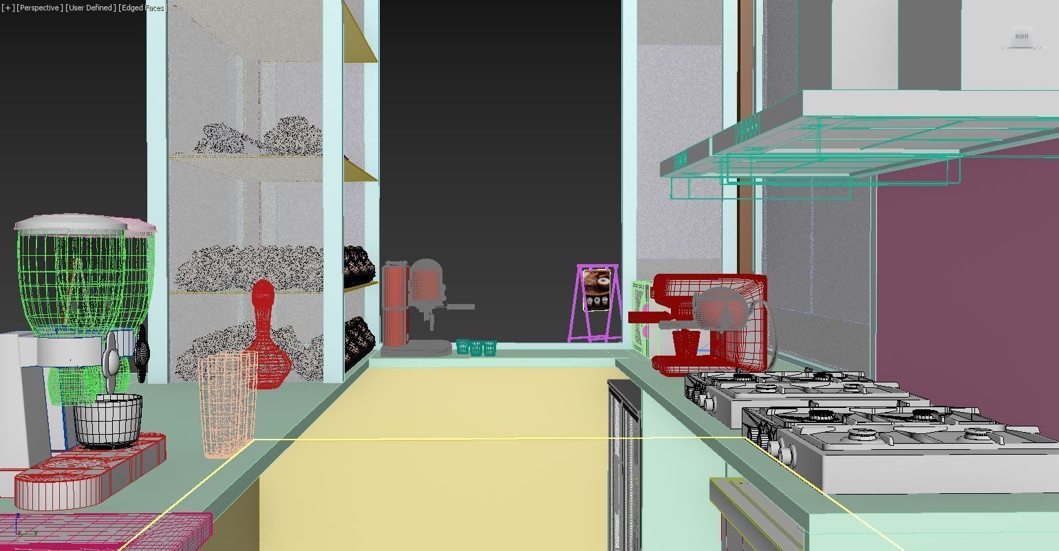 3D model Snack Bar Model VR / AR / low-poly | CGTrader