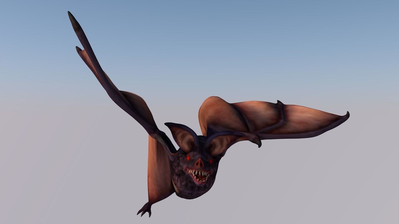 3D model bat animations VR / AR / low-poly | CGTrader