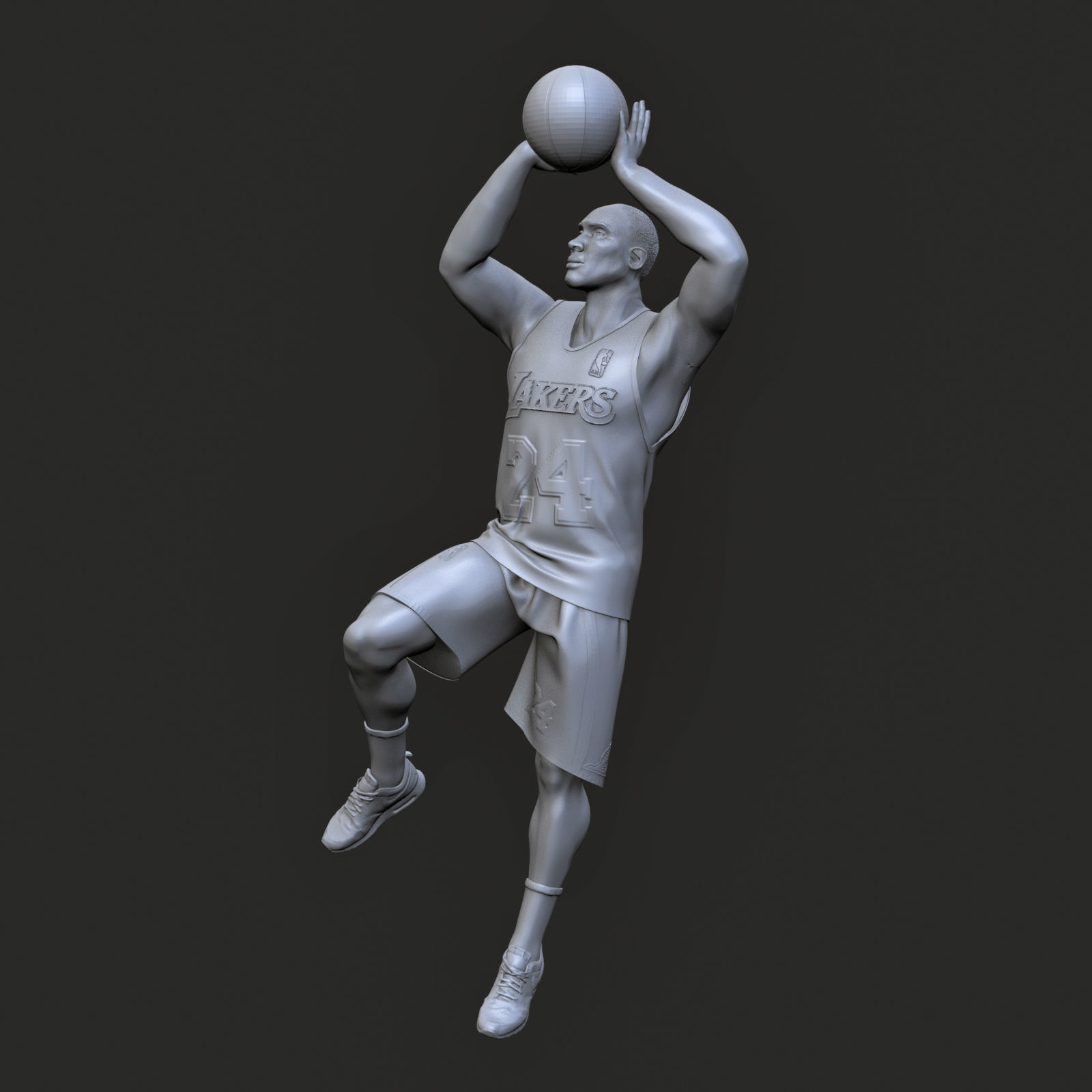 Kobe Bryant 3D Printable 4 3D model 3D printable | CGTrader