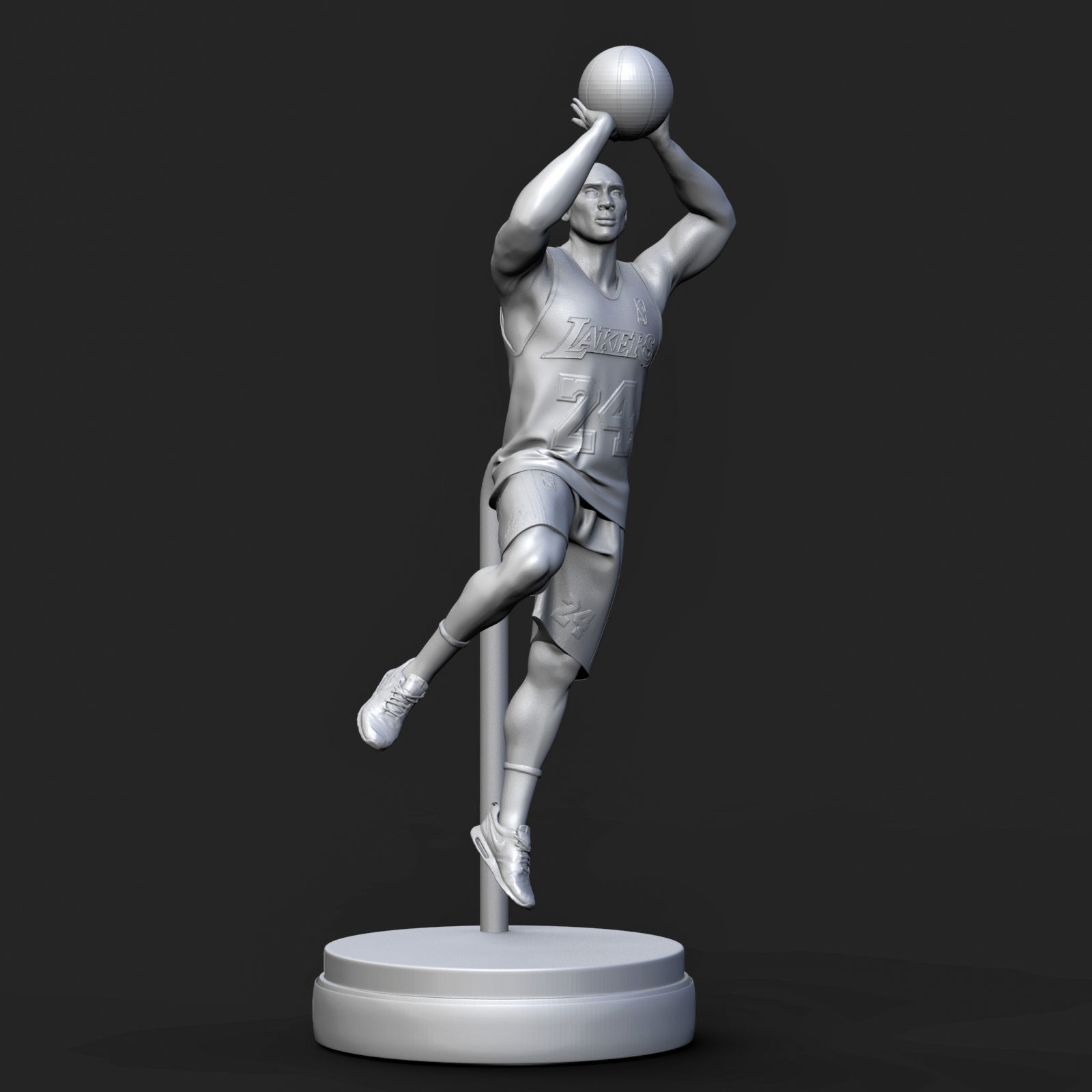 Kobe Bryant 3D Printable 4 3D model 3D printable | CGTrader