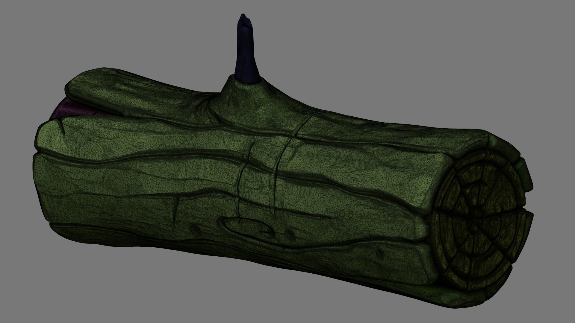 Stylized log 3D model | CGTrader