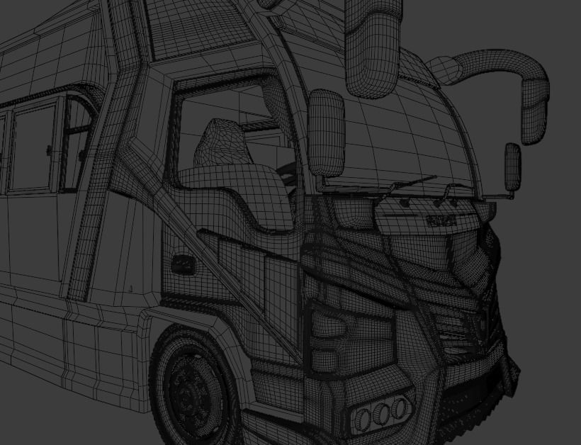 Matatu a Kenyan PSV 3D model | CGTrader