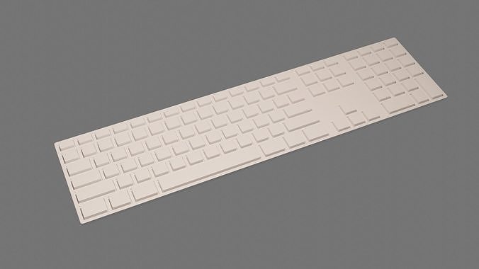 Keyboard 3D model | CGTrader