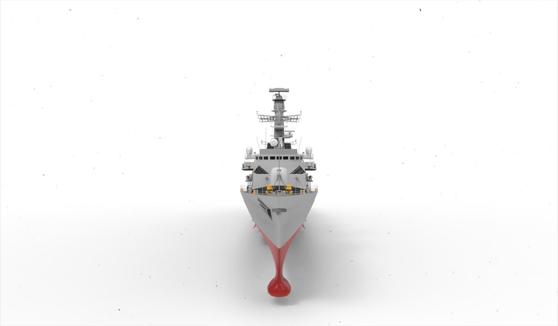 Frigate type 23 3D model 3D printable | CGTrader