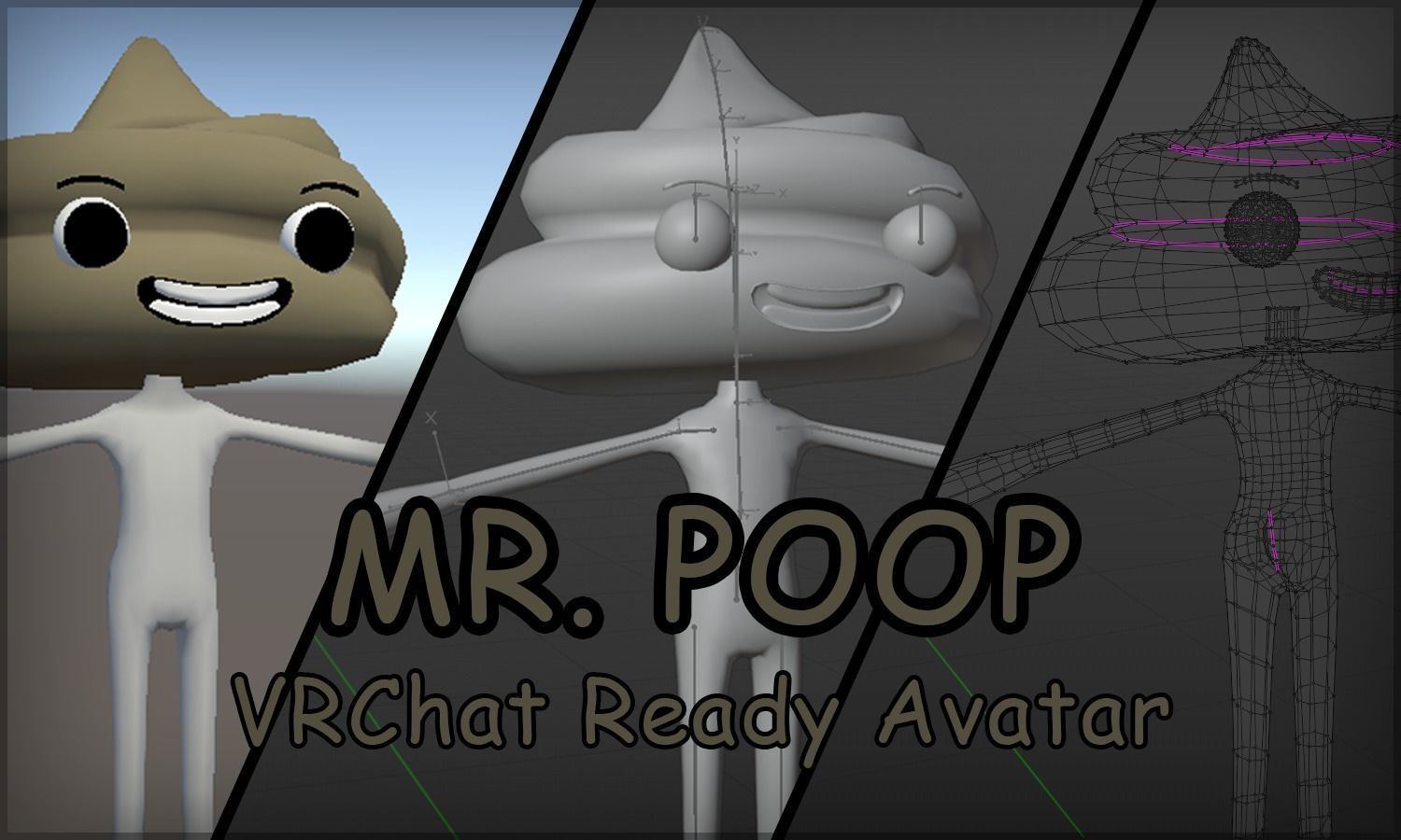 3D model Mr Poop VRChat Avatar VR / AR / low-poly | CGTrader