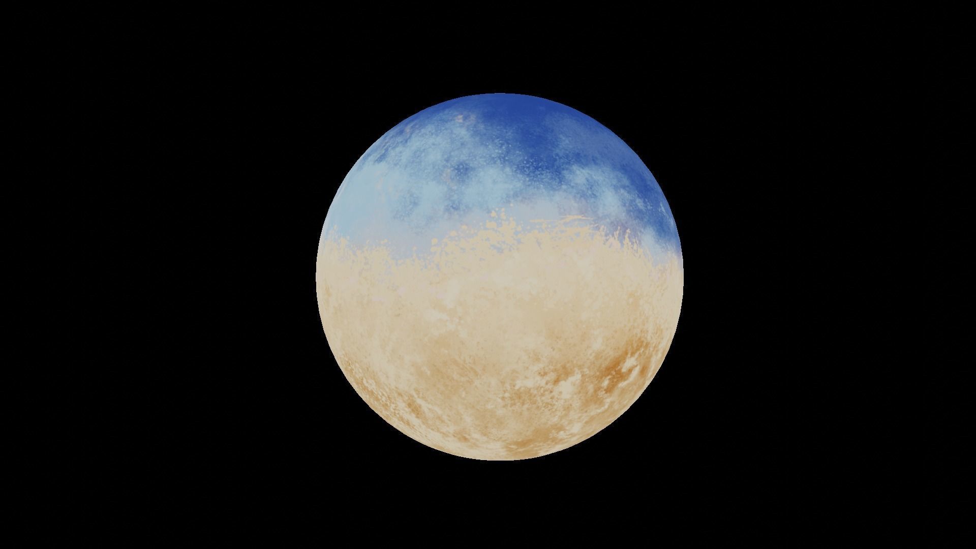 3D model 360 VR Panoramic Cartoon Painted Desert equirectangular VR ...