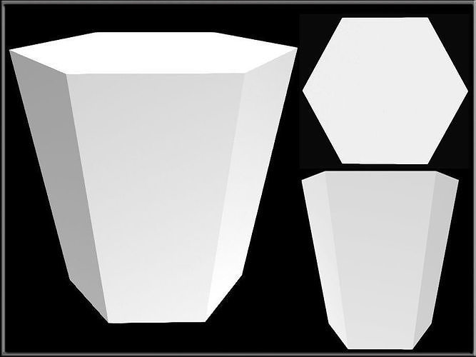 3D model Hexagon Object VR / AR / low-poly | CGTrader