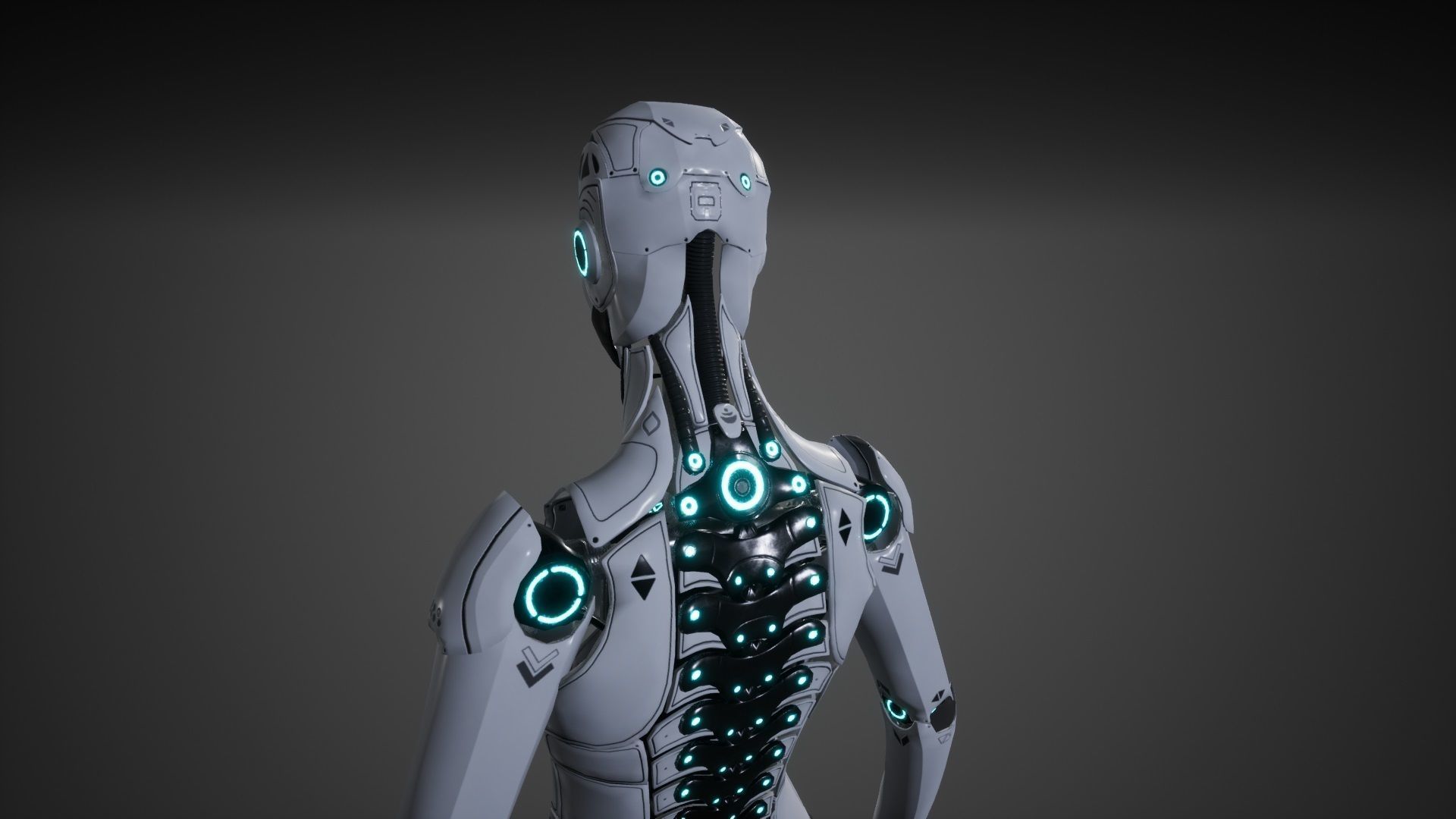 3D model Robot Girl VR / AR / low-poly rigged | CGTrader
