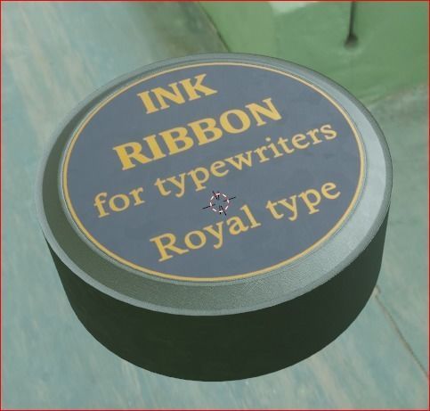 3D model Ink Ribbon from Resident Evil 2 3D Model VR / AR / low-poly ...