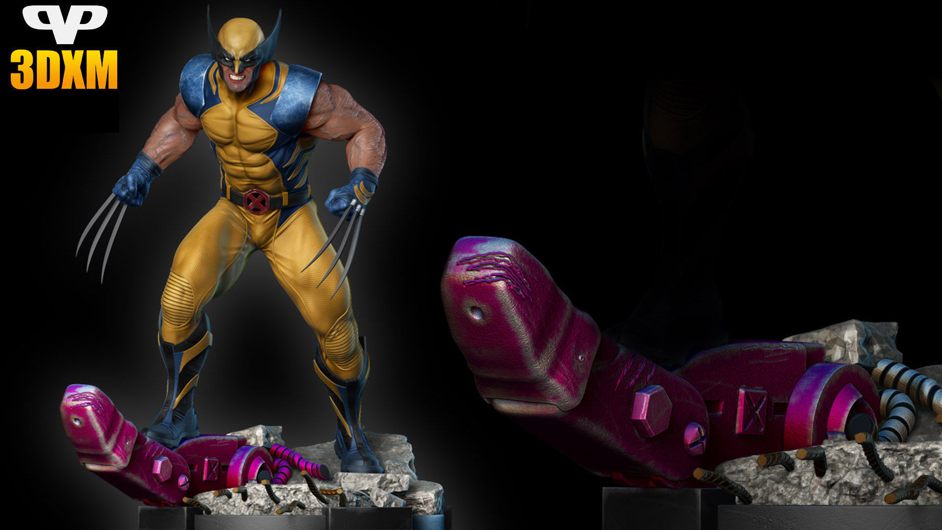Wolverine for 3D Printing STL 3D model 3D printable | CGTrader