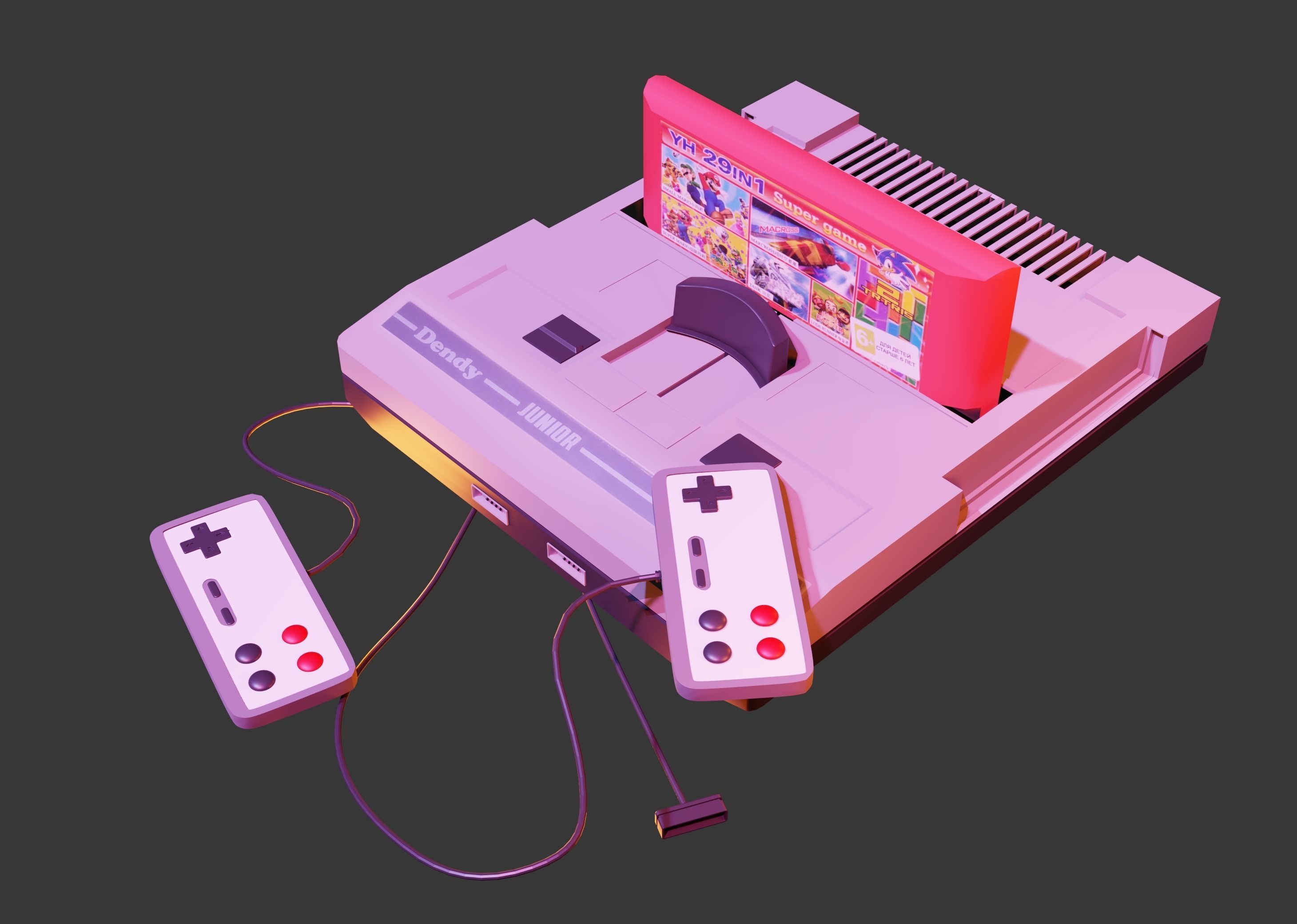 SeGa Game 3D model | CGTrader