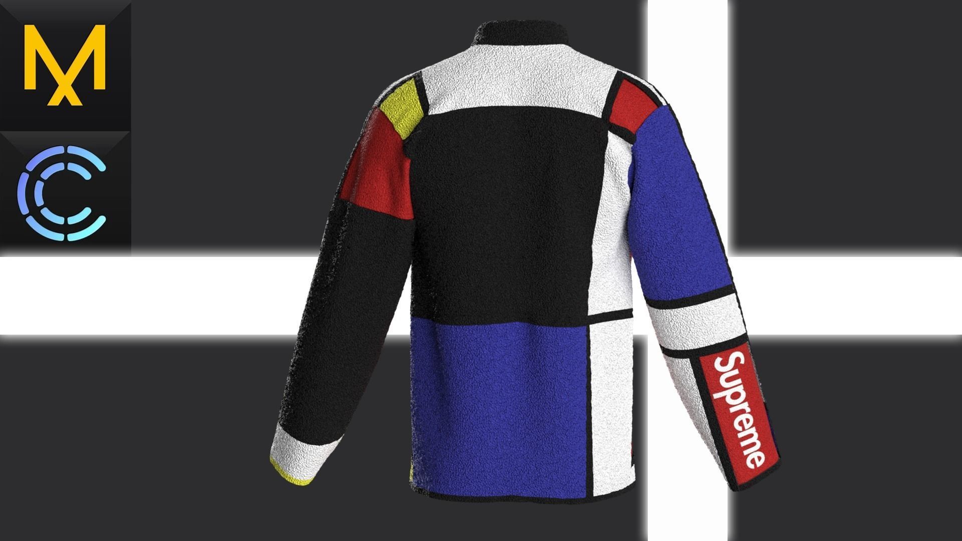 New Concept Jacket Supreme Male Obj Fbx ZPRJ 3D model | CGTrader