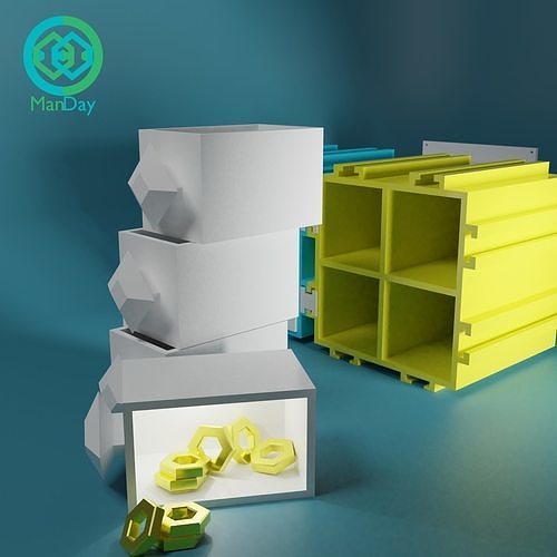 Modular drawer for 3D PRINTING 3D model 3D printable | CGTrader