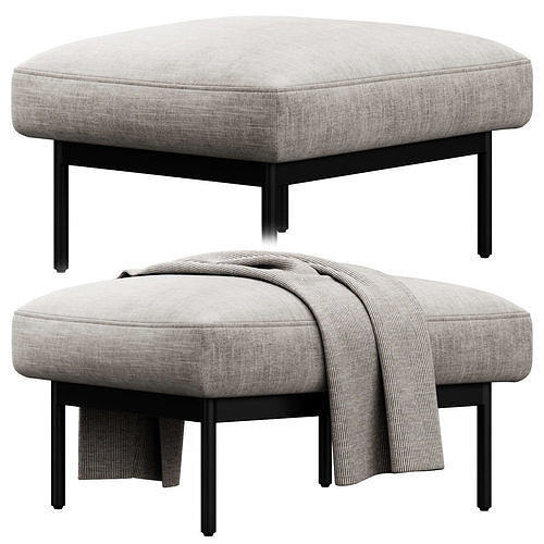 Puff Puff Small Bench by blu dot 3D model | CGTrader