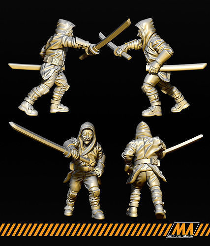 Ronin 3D model 3D printable | CGTrader