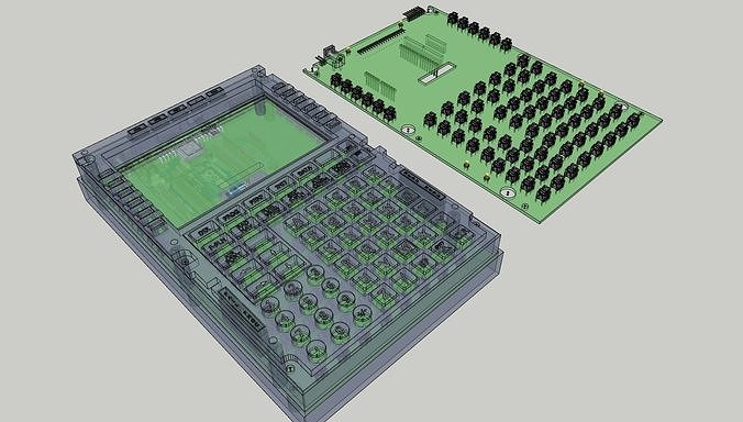 AIRBUS A320 MCDU 3D model 3D printable | CGTrader