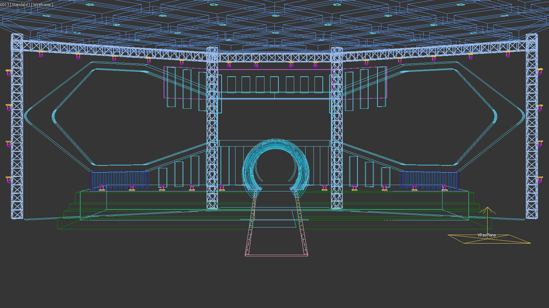 Virtual Stage 3D model | CGTrader