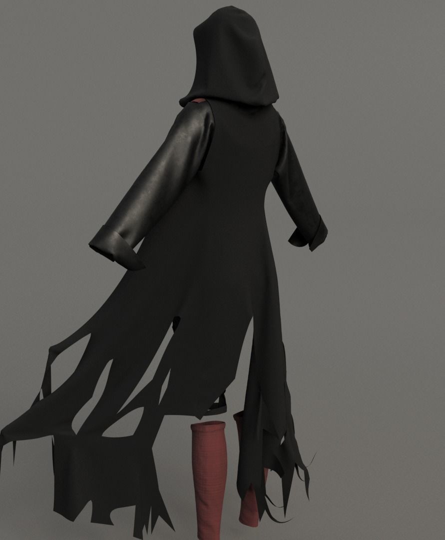 Anime Costume 3D model | CGTrader