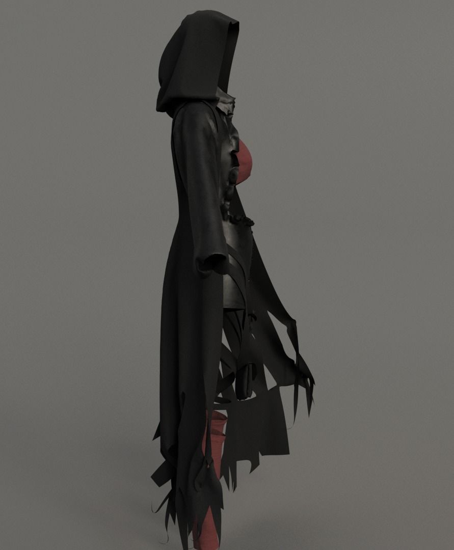 Anime Costume 3D model | CGTrader