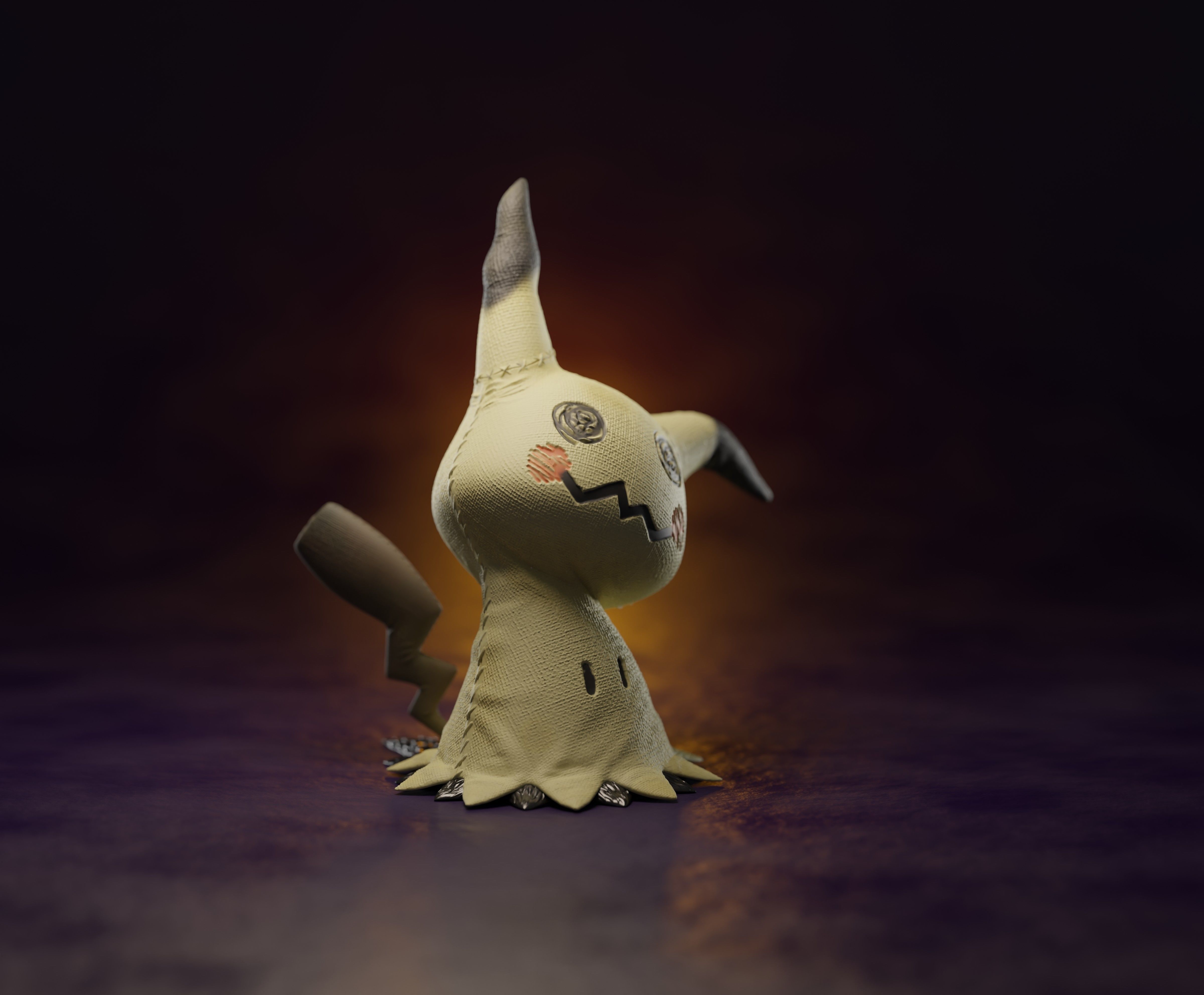 MIMIKYU - high detail 3D printable Pokemon 3D model 3D printable | CGTrader