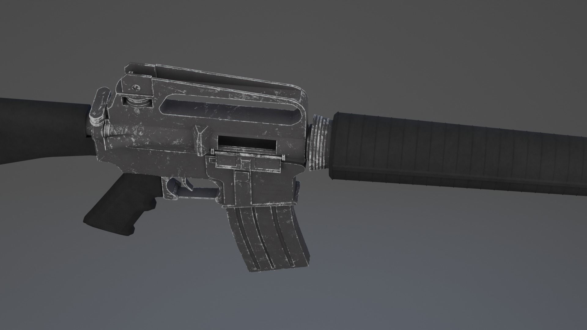 3D model M16 Rifle VR / AR / low-poly | CGTrader